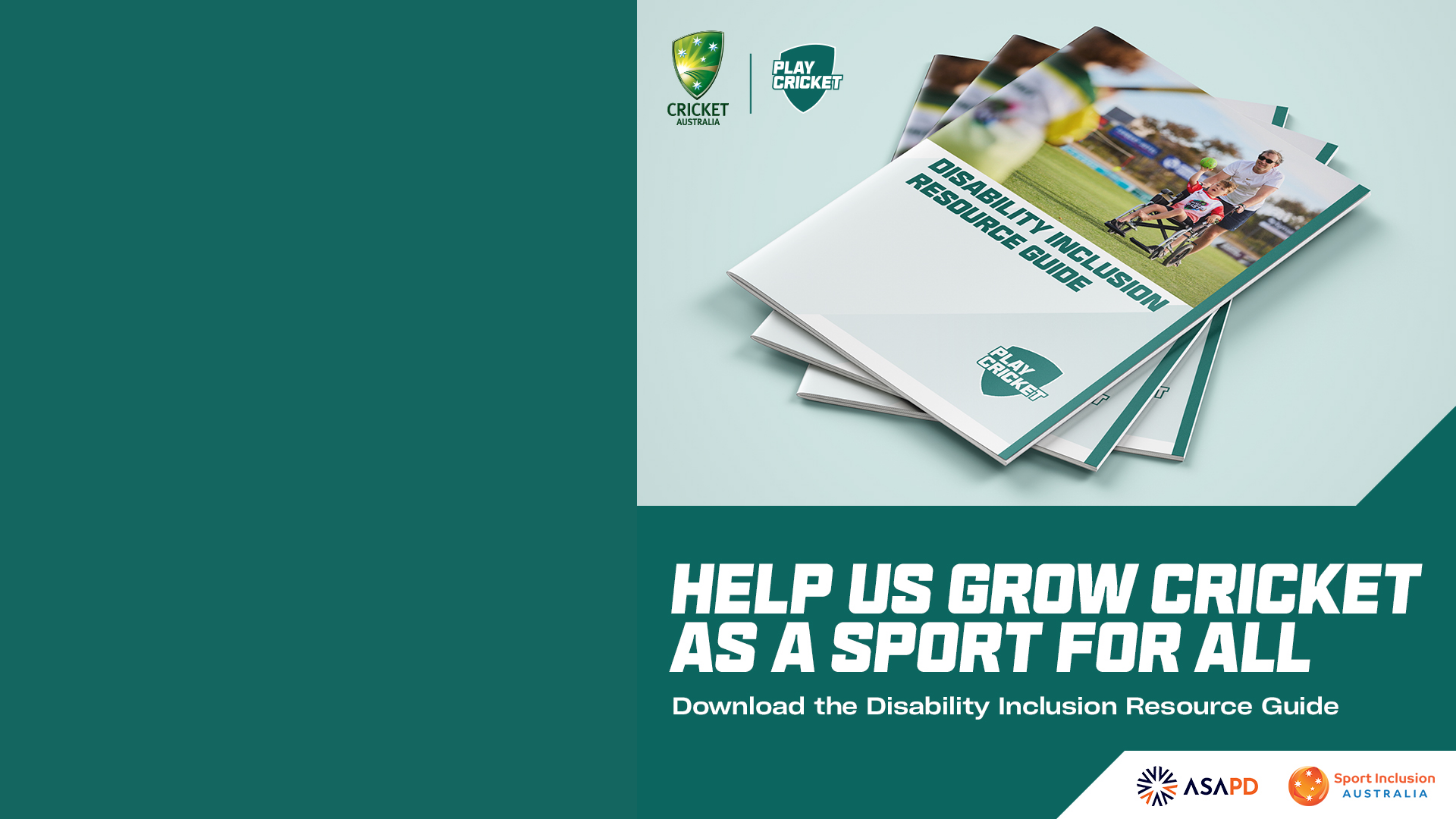 NEW: Disability Inclusion Resource Guide - Making Cricket a Sport for All